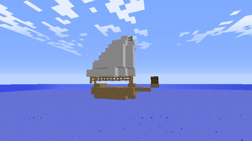 Medieval Fishing Boat Minecraft Map