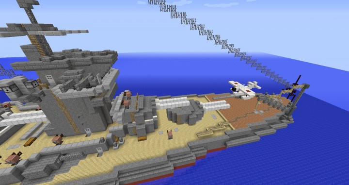 IJN Battleship Fuso 1944 Minecraft Map
