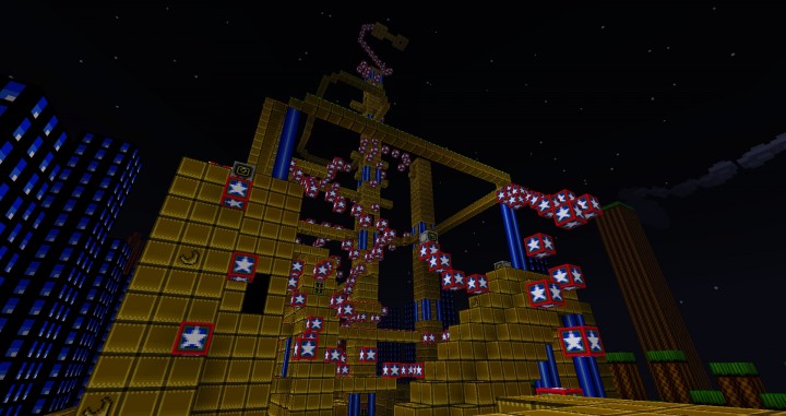 SonicCraft Beta 1.4 - Celebrating 20+ Years of Sonic Minecraft Map