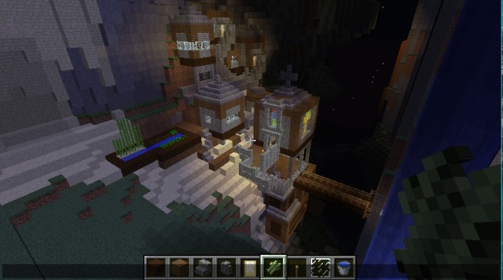 Cliffside town Finished!! Minecraft Map