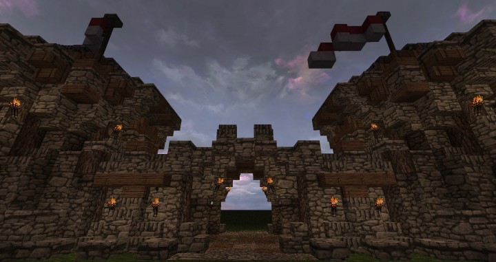 Medieval Gate Minecraft Map