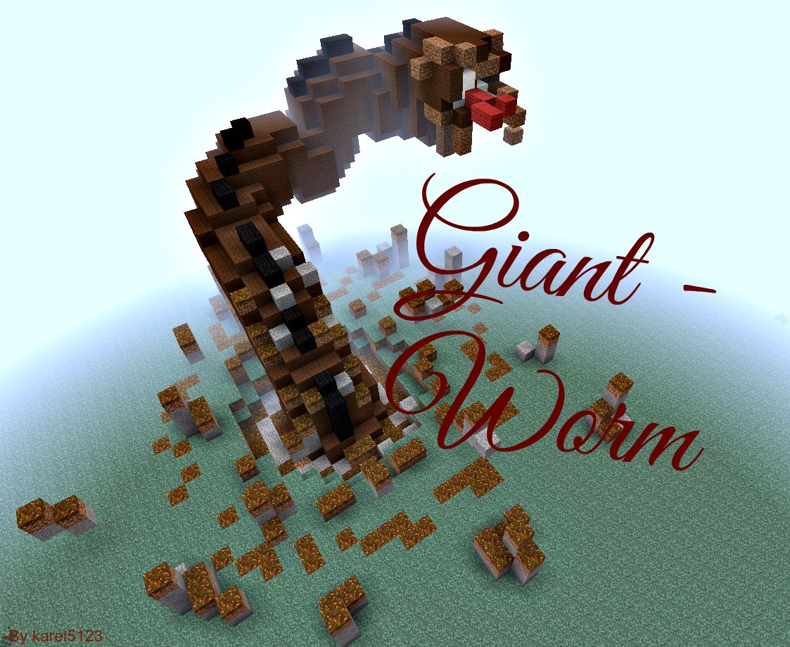 Giant Worm Minecraft Map