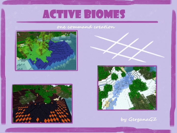 [one Command Creation] More Active Biomes By Gerganagz Why No Some New Biomes Minecraft Map