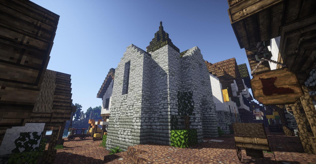 Mandergate: Market Town on the River Mander Minecraft Map