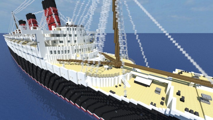 RMS Queen Mary 2:1 Minecraft Map