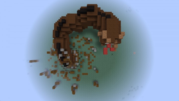 Giant Worm Minecraft Map