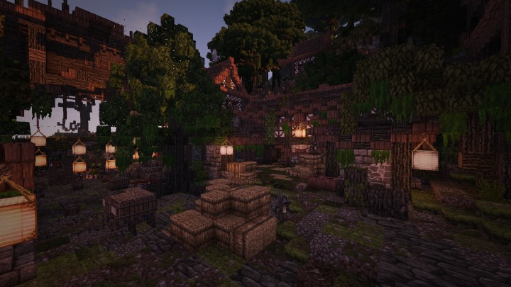 Wongsong - East Asian Village & Fortress Minecraft Map
