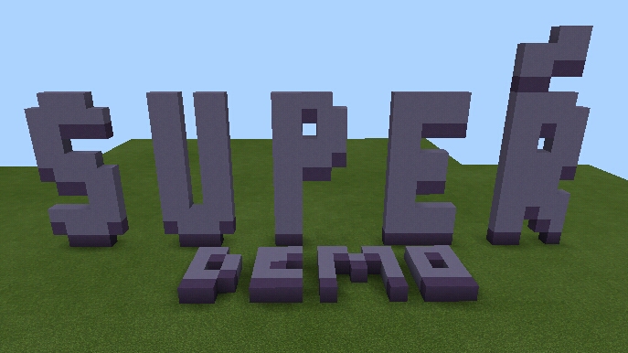 Supeŕ (Demo) MCPE Adventure Map! Minecraft Map