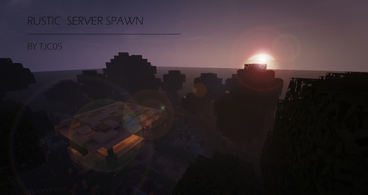 Rustic Server Spawn Minecraft Map
