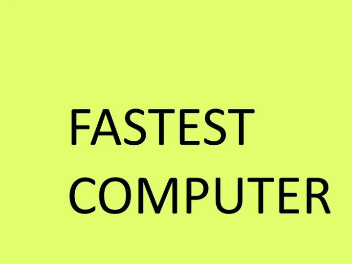 FASTEST CONSUMER COMPUTER EVER