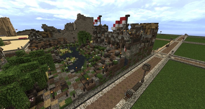 Medieval fort Minecraft Map