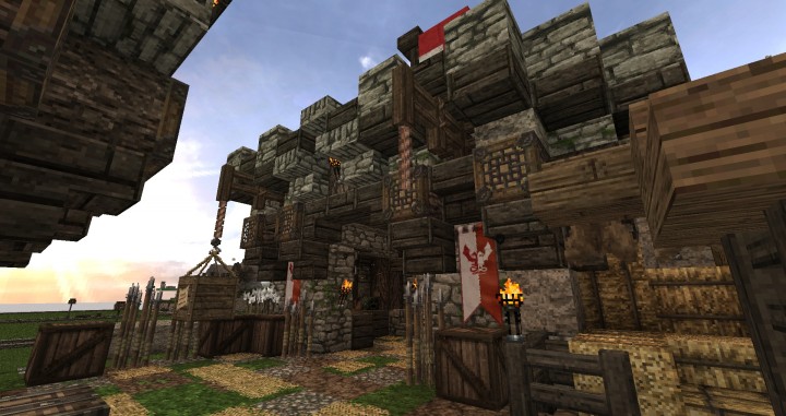 Medieval fort Minecraft Map