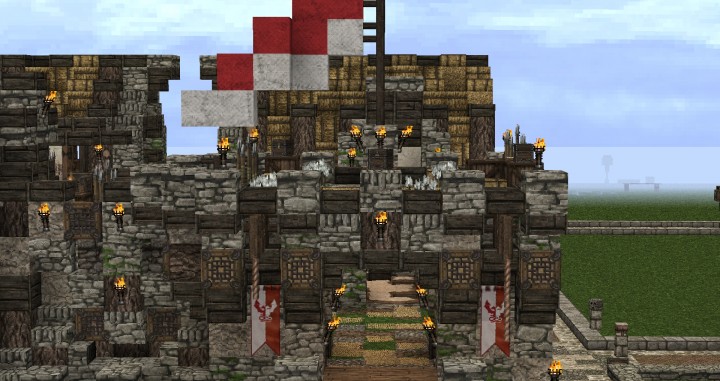 Medieval fort Minecraft Map