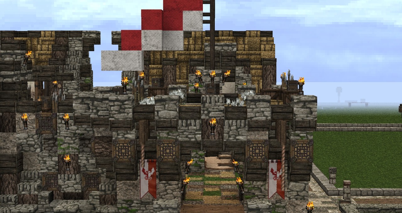 Medieval fort Minecraft Map