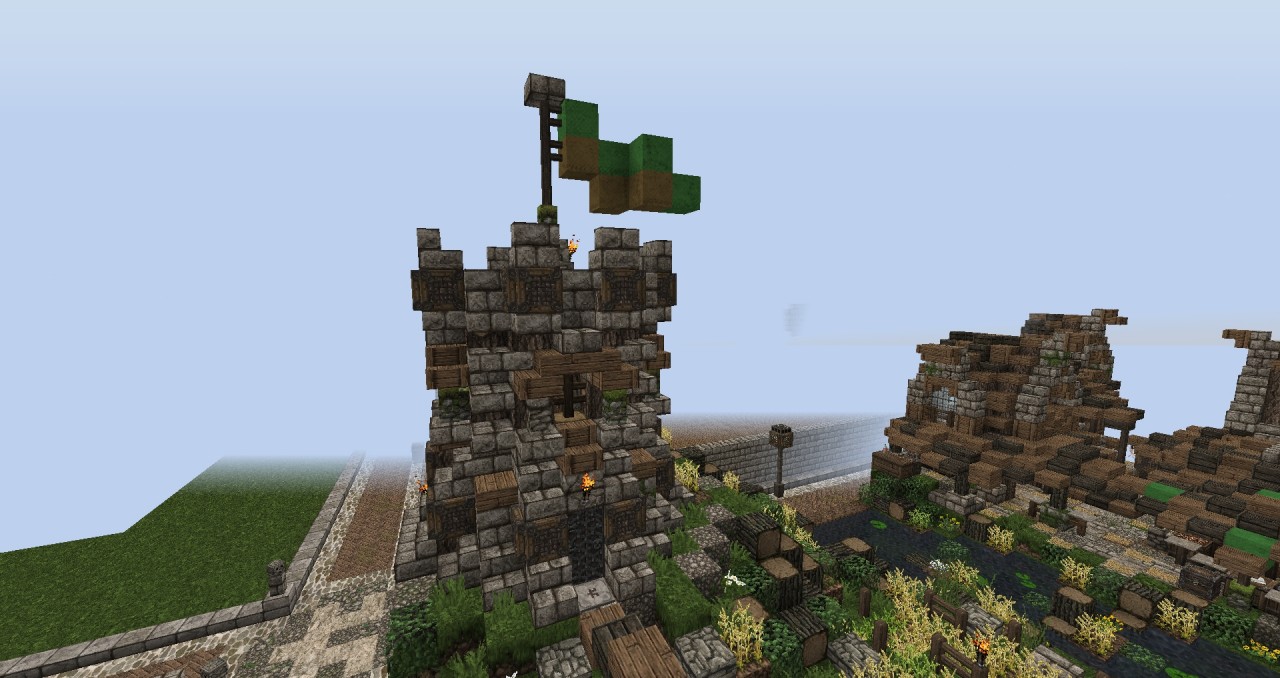 Medieval village (Plot) Minecraft Map