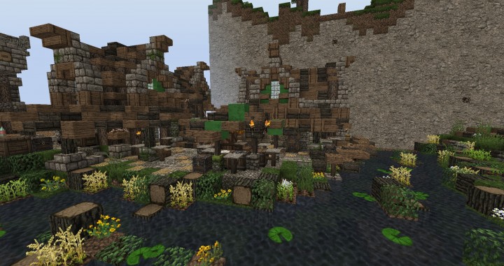 Medieval village (Plot) Minecraft Map