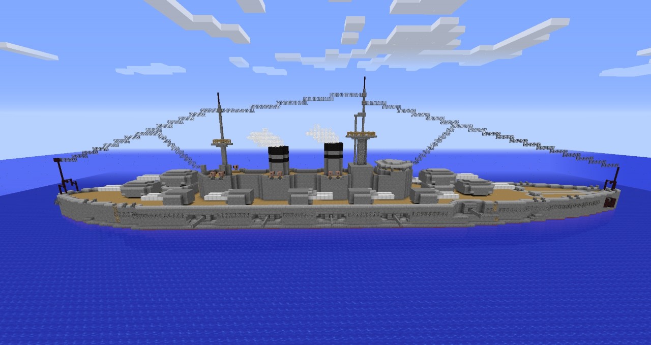 IJN Style Dreadnaught Minecraft Map