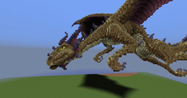 A dragon Minecraft Map