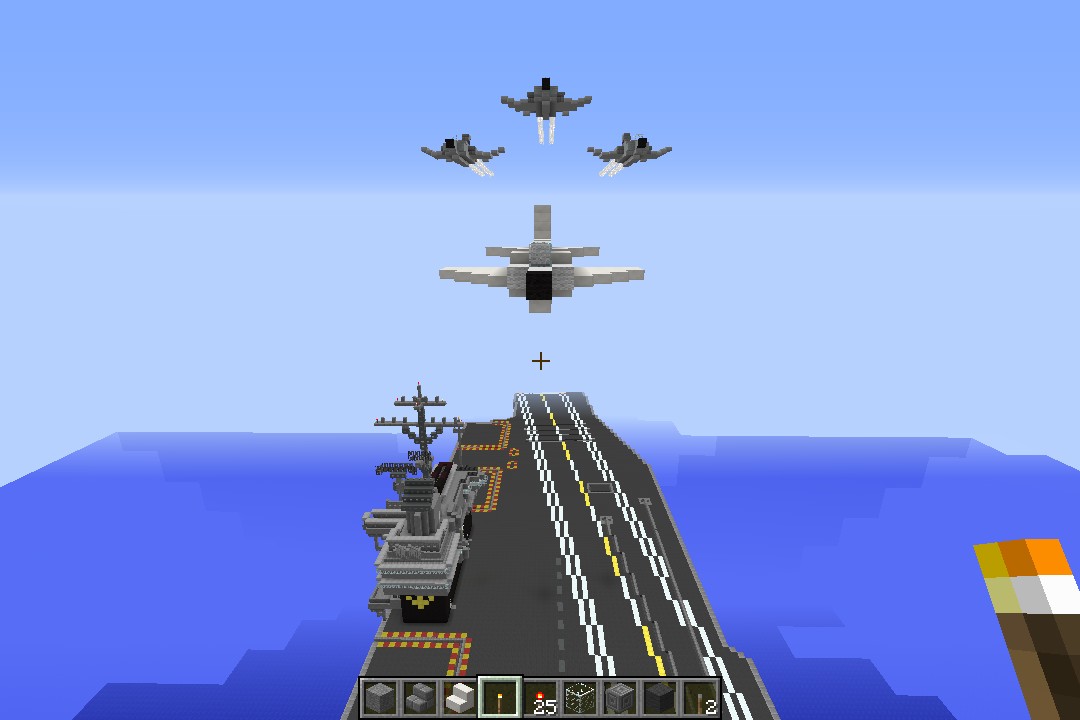 USS Ranger CVA-61 Minecraft Map