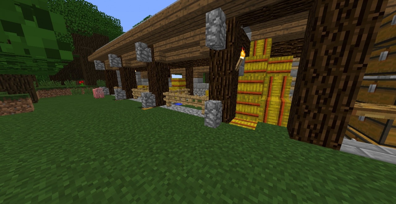 stackable horse stable Minecraft Map