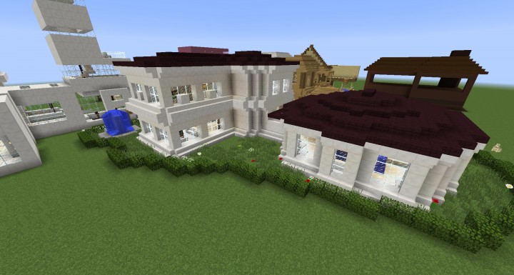 Modern Quartz House Minecraft Map