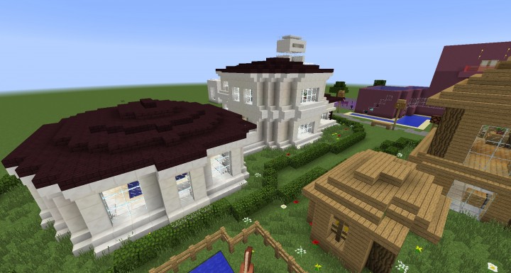 Modern Quartz House Minecraft Map