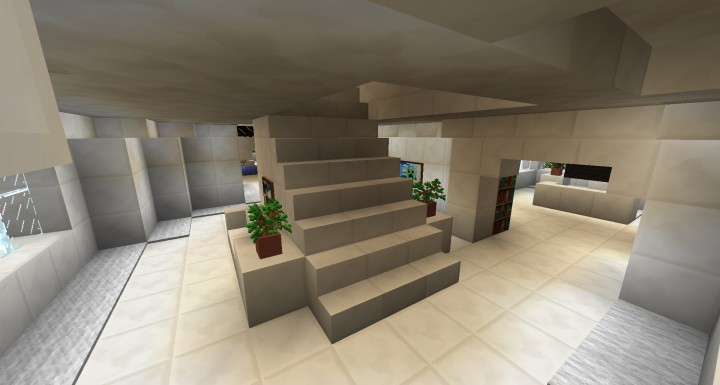 Modern Quartz House Minecraft Map
