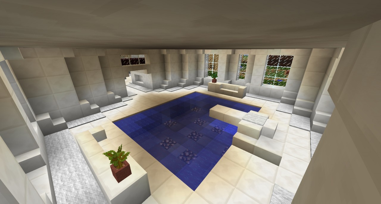 Modern Quartz House Minecraft Map