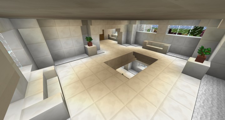 Modern Quartz House Minecraft Map