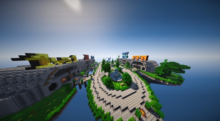 SwordGameMC.net - Sky Hub/Lobby Minecraft Map