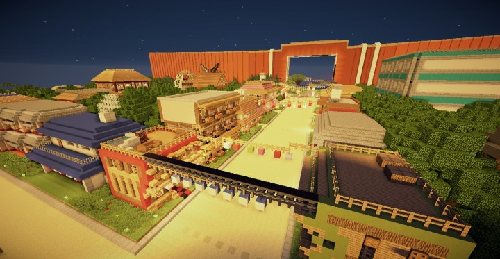 Konohagakure -{Naruto RPA}- Minecraft Map