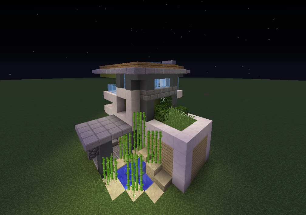 15x15 Modern Home (My first modern home) Minecraft Map