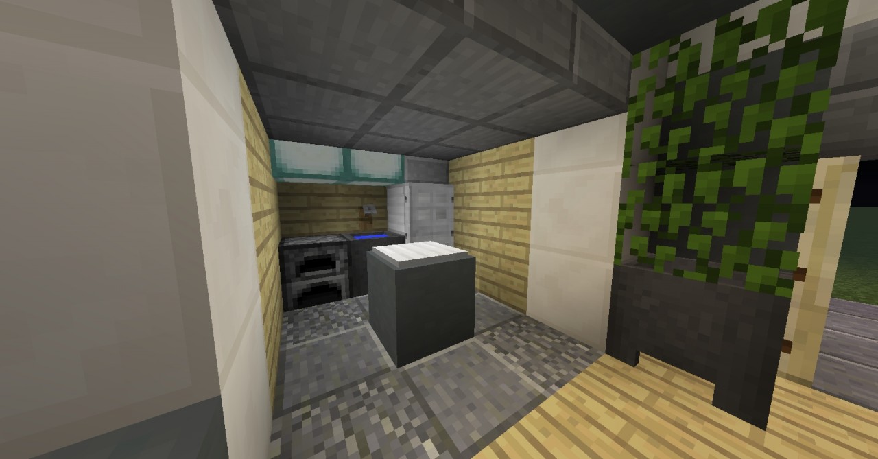 15x15 Modern Home (My first modern home) Minecraft Map