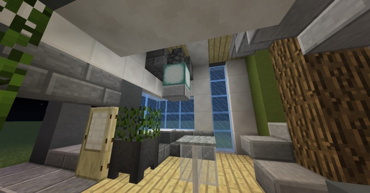 15x15 Modern Home (My first modern home) Minecraft Map