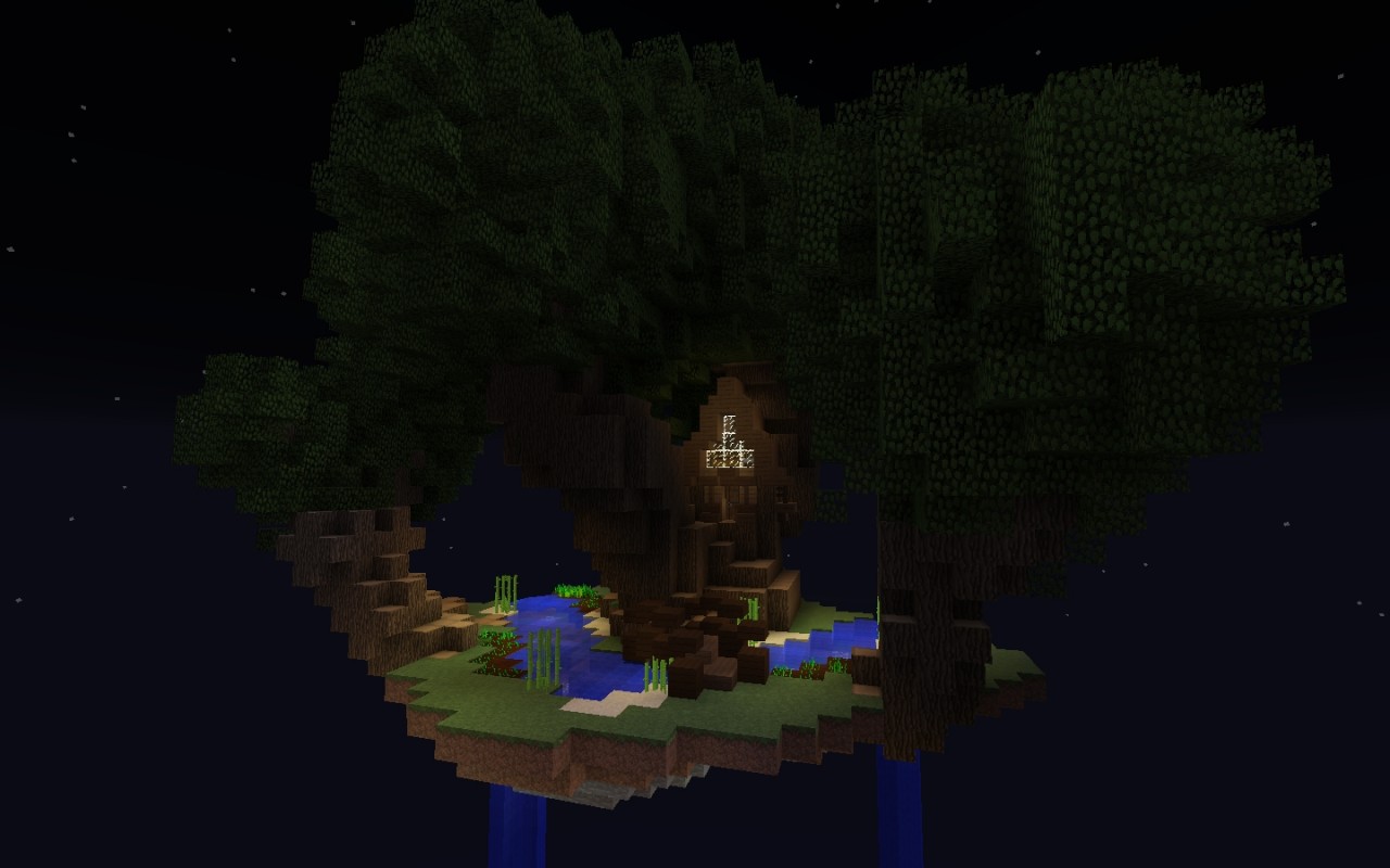 Floating Island of Trees Minecraft Map