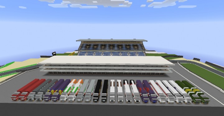 Formula 1 Racing Track Minecraft Map