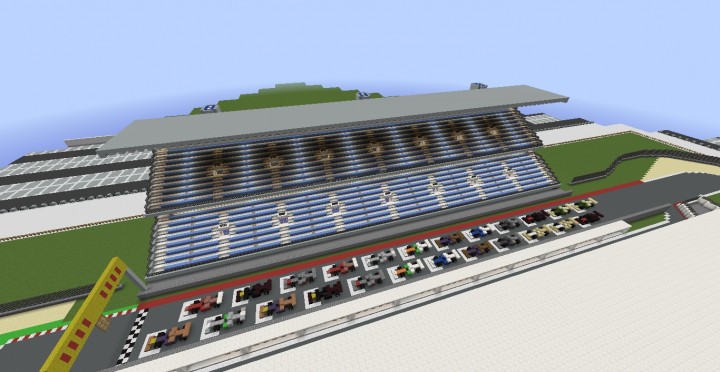 Formula 1 Racing Track Minecraft Map