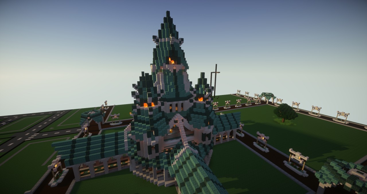 Creative World Halcyon-realm Spawn Minecraft Map
