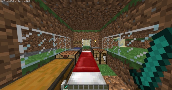 Secret Underground Redstone House Minecraft Map