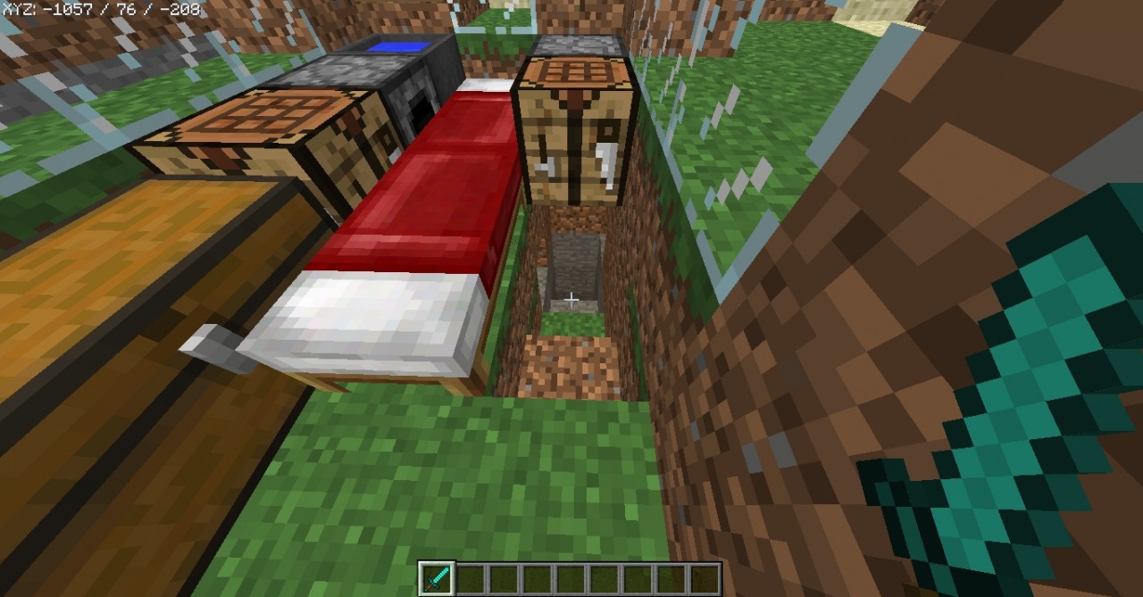 Secret Underground Redstone House Minecraft Map