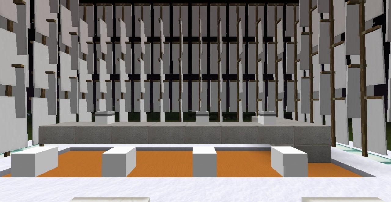 "Ivory Pavilion" Modern Structure Minecraft Map