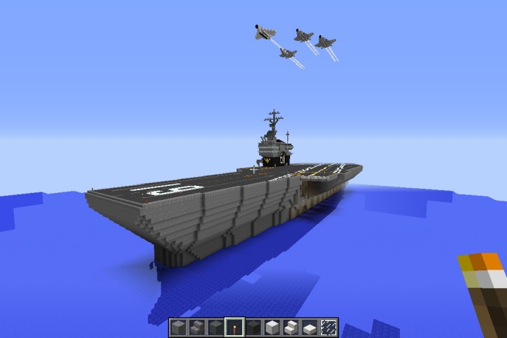 USS Ranger CVA-61 Minecraft Map