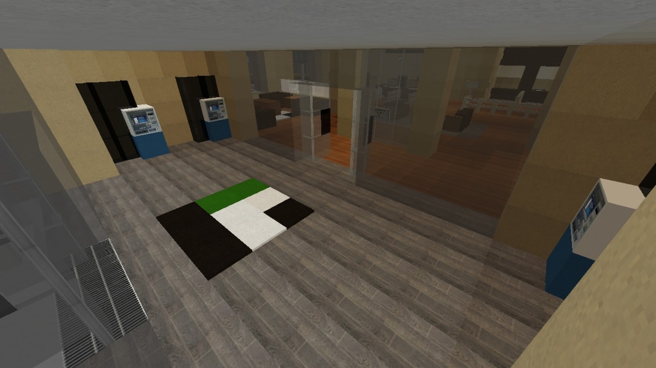 Bank Interior ECS Minecraft Map