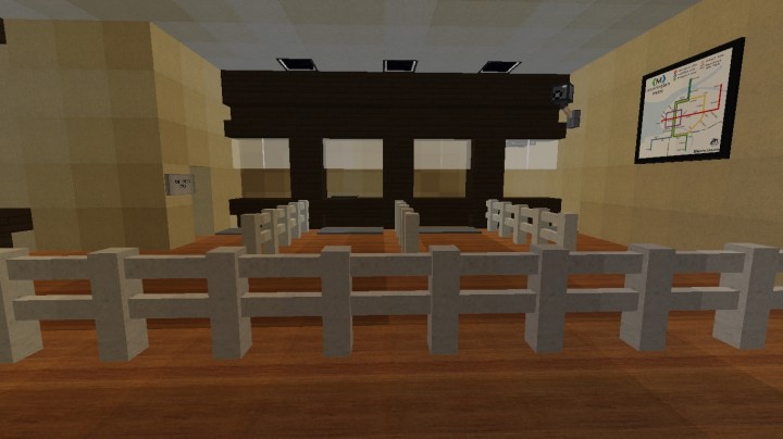 Bank Interior ECS Minecraft Map