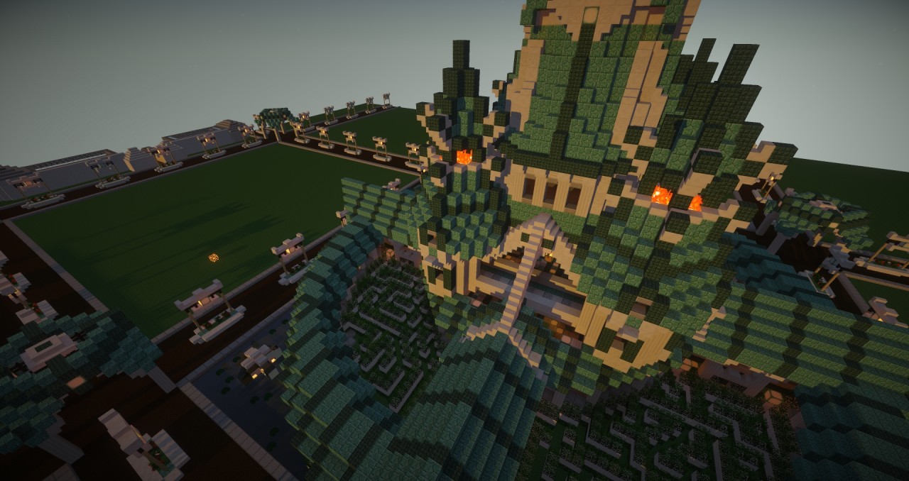 Creative World Halcyon-realm Spawn Minecraft Map