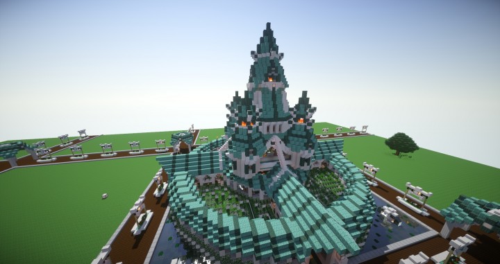 Creative World Halcyon-realm Spawn Minecraft Map