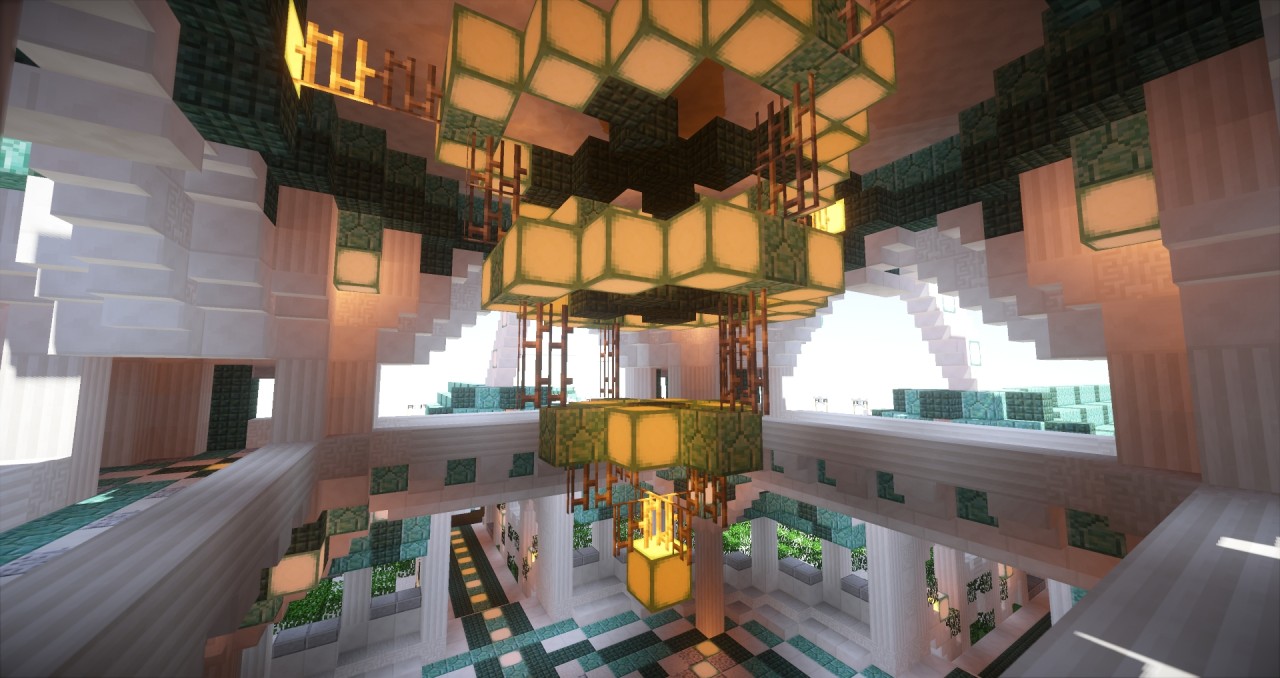 Creative World Halcyon-realm Spawn Minecraft Map