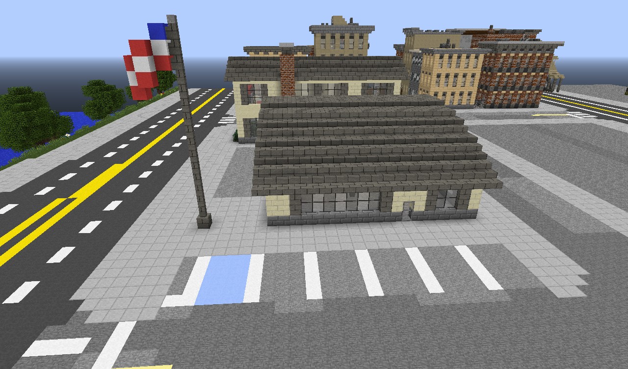 50s Fire Station | UAO Minecraft Map