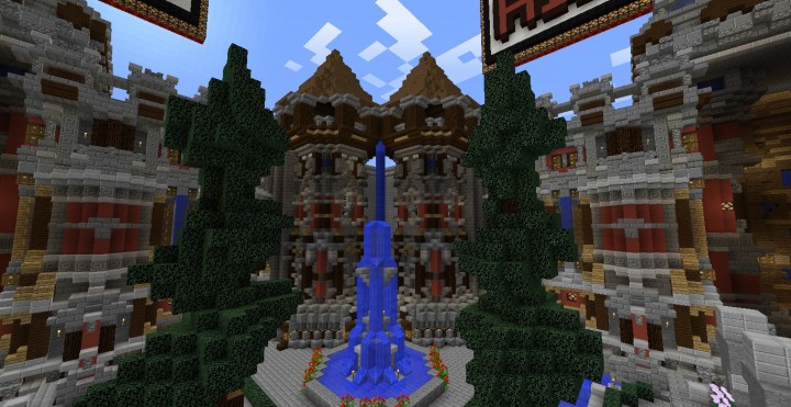 medieval hub Minecraft Map