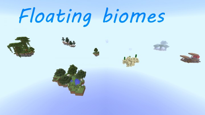 Floating biomes Minecraft Map